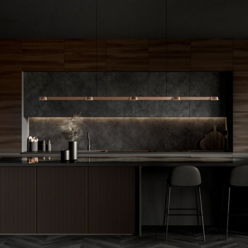 Optic Linear L2000 Pendel Rose Gold - LIGHT-POINT